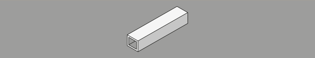 Hollow Rectangular Beam Deflection Calculator