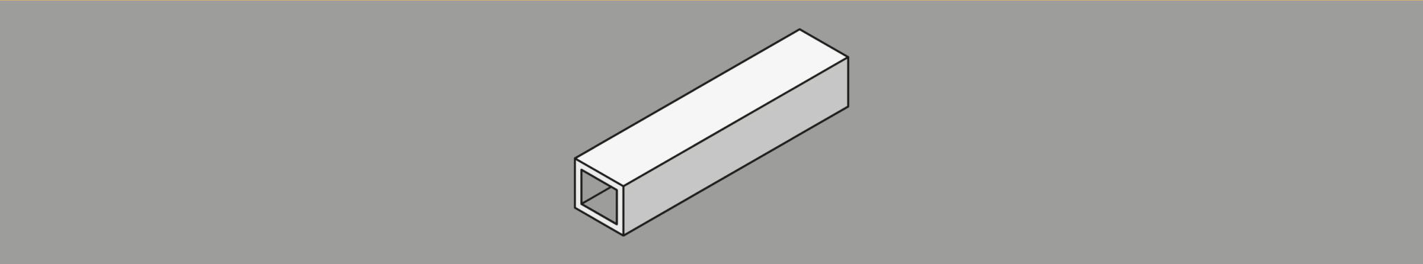 Hollow Rectangular Beam Deflection Calculator